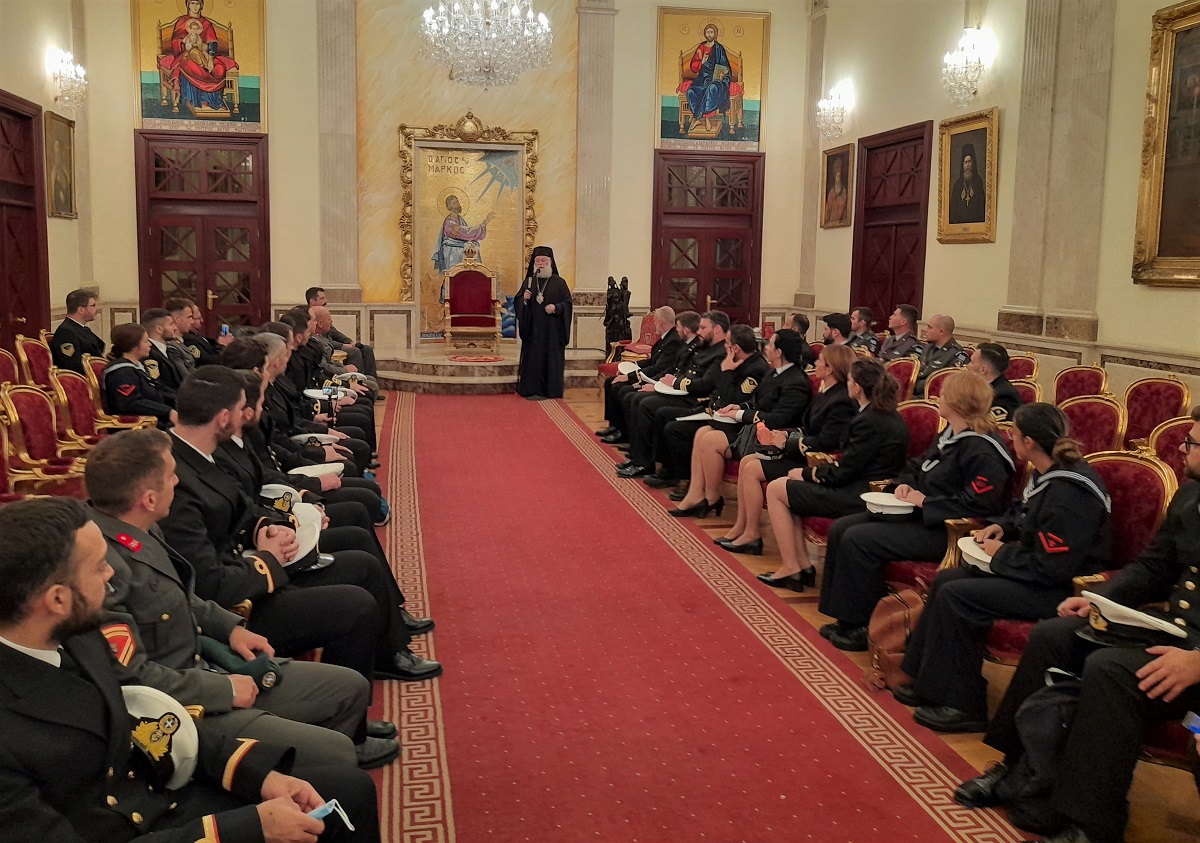 ΕΠΙΣΚΕΨΗ ΑΞΙΩΜΑΤΙΚΩΝ ΚΑΙ ΠΛΗΡΩΜΑΤΩΝ ΤΟΥ Π.Ν. ΣΤΟΝ ΠΑΤΡΙΑΡΧΗ ...