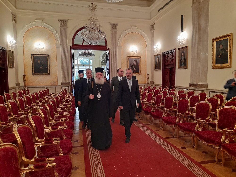 ΣΥΝΑΝΤΗΣΗ ΤΟΥ ΠΑΤΡΙΑΡΧΗ ΑΛΕΞΑΝΔΡΕΙΑΣ ΜΕ ΤΟΝ ΥΦΥΠΟΥΡΓΟ ΕΞΩΤΕΡΙΚΩΝ ΤΗΣ ...