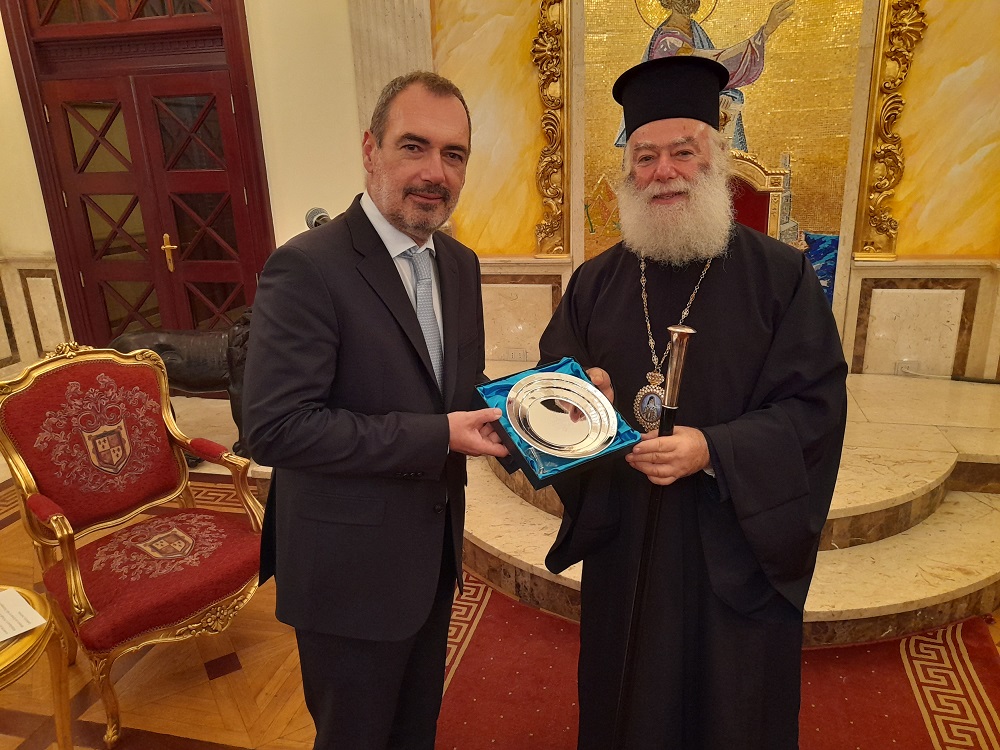 ΣΥΝΑΝΤΗΣΗ ΤΟΥ ΠΑΤΡΙΑΡΧΗ ΑΛΕΞΑΝΔΡΕΙΑΣ ΜΕ ΤΟΝ ΥΦΥΠΟΥΡΓΟ ΕΞΩΤΕΡΙΚΩΝ ΤΗΣ ...