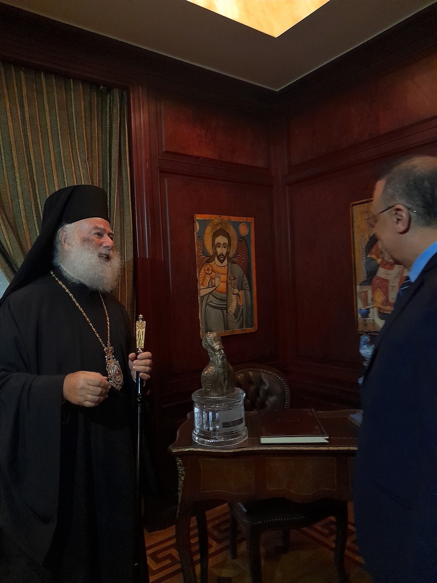 ΕΠΙΣΚΕΨΗ ΤΟΥ ΕΞΟΧ. ΚΥΒΕΡΝΗΤΗ ΑΛΕΞΑΝΔΡΕΙΑΣ ΣΤΟ ΠΑΤΡΙΑΡΧΕΙΟ ΑΛΕΞΑΝΔΡΕΙΑΣ ...