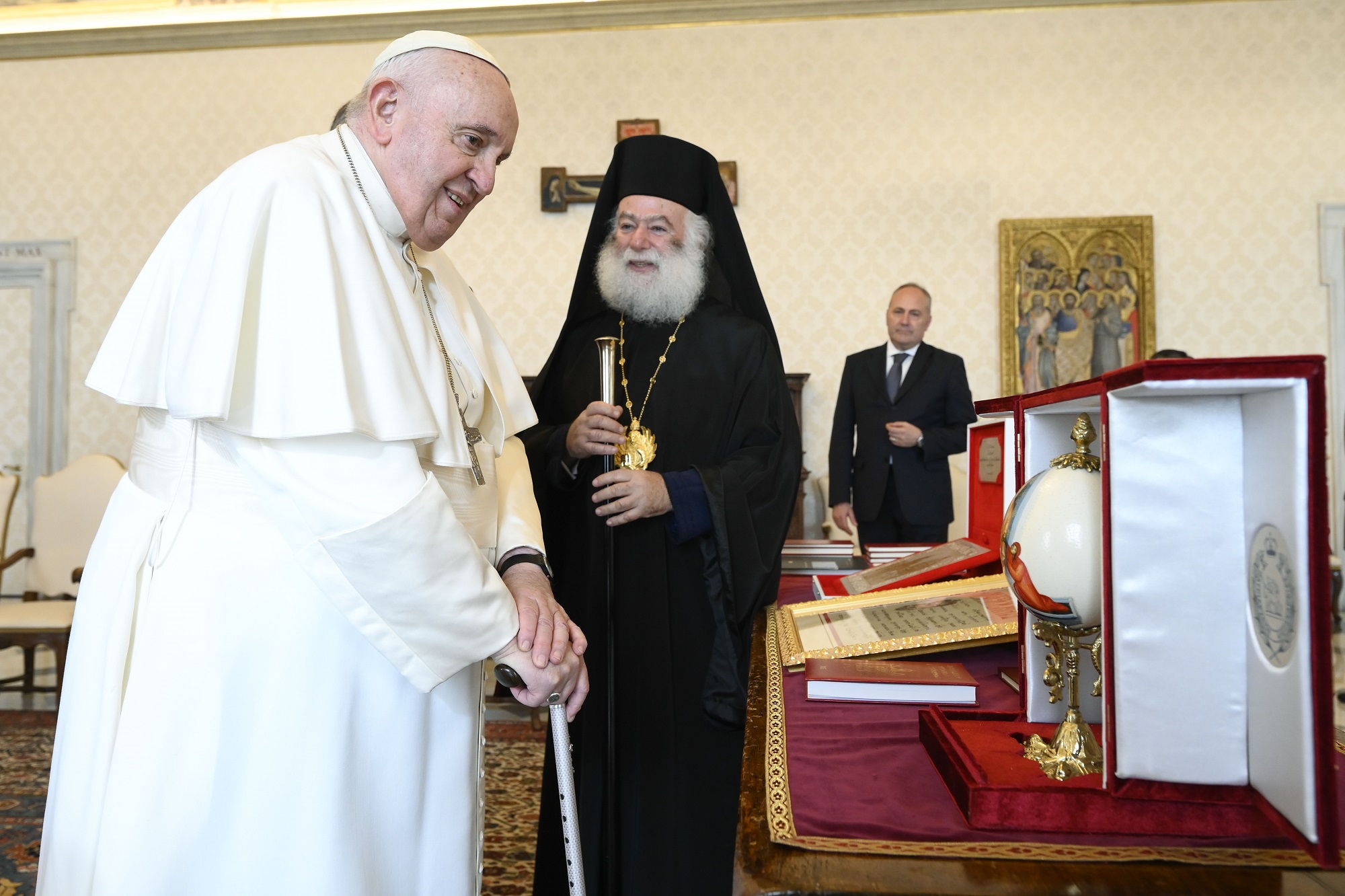 ΣΥΝΑΝΤΗΣΗ ΤΟΥ ΠΑΠΑ ΚΑΙ ΠΑΤΡΙΑΡΧΗ ΑΛΕΞΑΝΔΡΕΙΑΣ ΜΕ ΤΟΝ ΠΑΠΑ ΡΩΜΗΣ ...