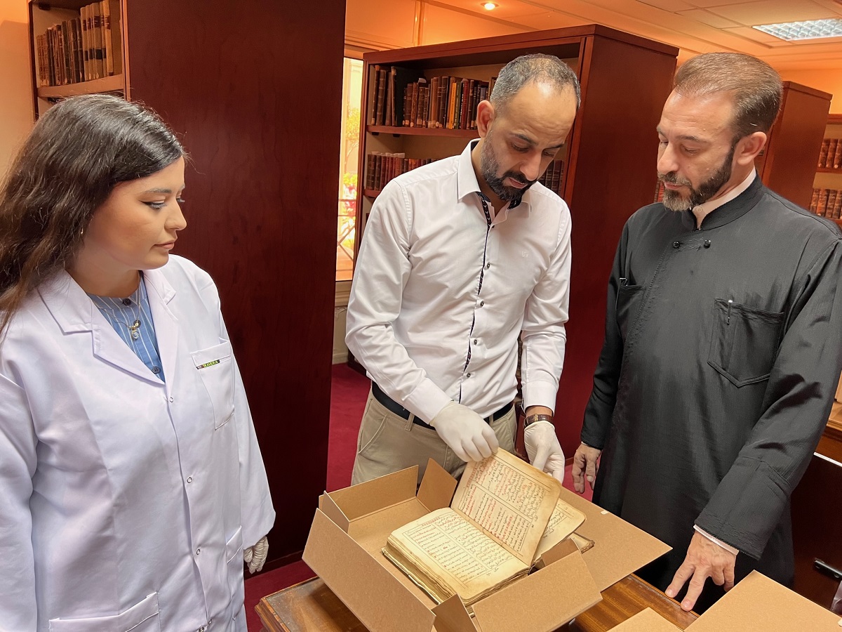 ΕΝΑΡΞΗ ΕΡΓΑΣΙΩΝ ΣΥΝΤΗΡΗΣΕΩΣ ΠΑΛΑΙΤΥΠΩΝ ΤΗΣ ΠΑΤΡΙΑΡΧΙΚΗΣ ΒΙΒΛΙΟΘΗΚΗΣ ...