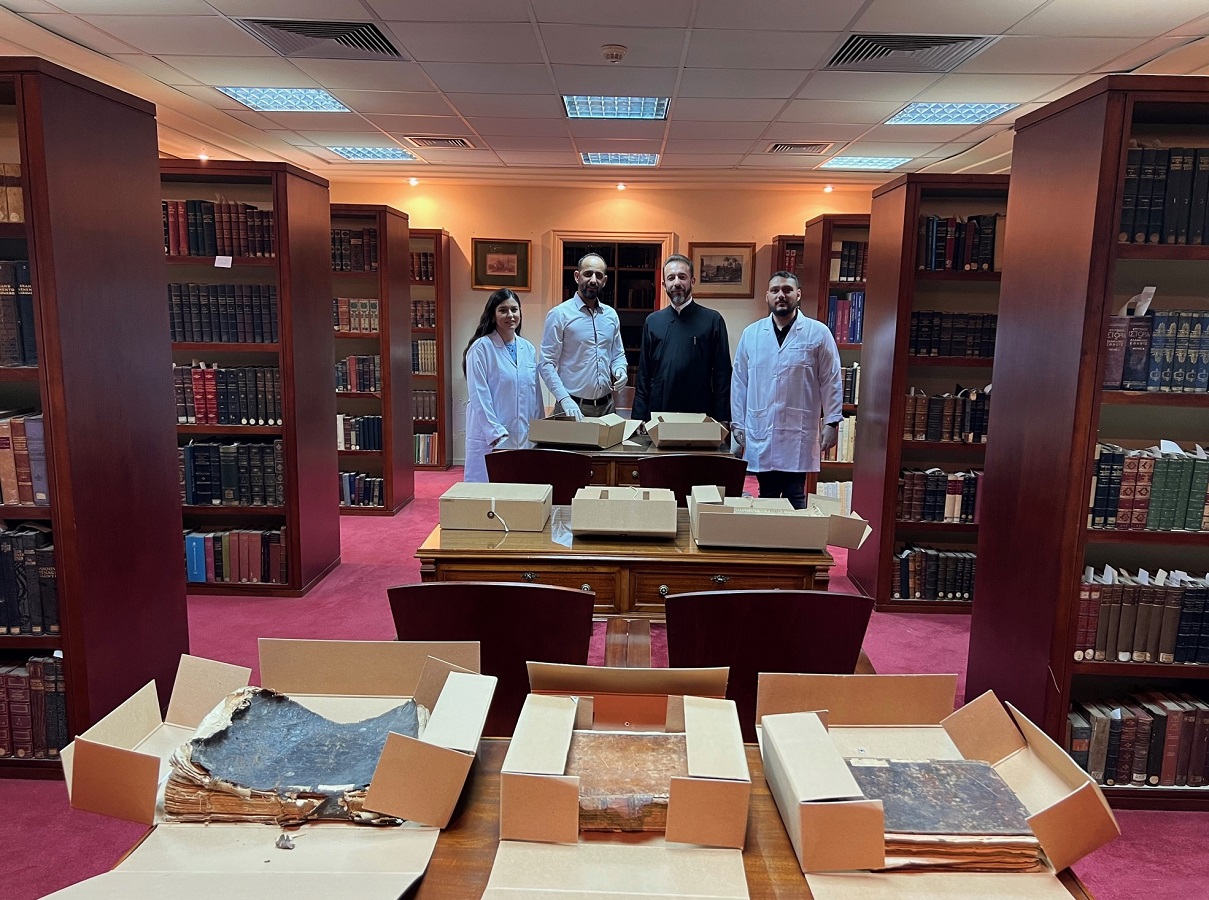 ΕΝΑΡΞΗ ΕΡΓΑΣΙΩΝ ΣΥΝΤΗΡΗΣΕΩΣ ΠΑΛΑΙΤΥΠΩΝ ΤΗΣ ΠΑΤΡΙΑΡΧΙΚΗΣ ΒΙΒΛΙΟΘΗΚΗΣ ...