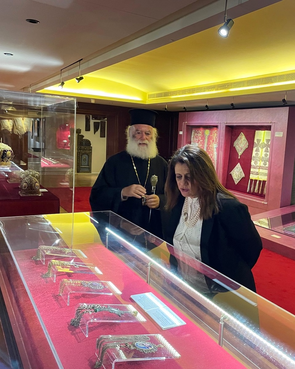 ΕΠΙΣΚΕΨΗ ΤΗΣ ΥΠΟΥΡΓΟΥ ΜΕΤΑΝΑΣΤΕΥΣΗΣ ΤΗΣ ΑΙΓΥΠΤΟΥ ΣΤΟΝ ΠΑΤΡΙΑΡΧΗ ...