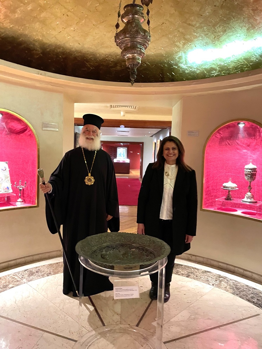 ΕΠΙΣΚΕΨΗ ΤΗΣ ΥΠΟΥΡΓΟΥ ΜΕΤΑΝΑΣΤΕΥΣΗΣ ΤΗΣ ΑΙΓΥΠΤΟΥ ΣΤΟΝ ΠΑΤΡΙΑΡΧΗ ...