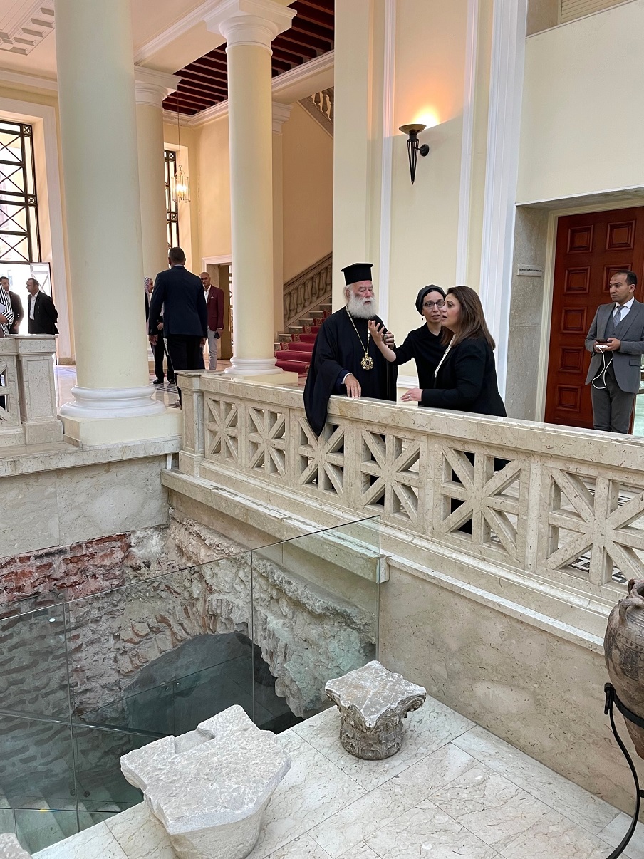 ΕΠΙΣΚΕΨΗ ΤΗΣ ΥΠΟΥΡΓΟΥ ΜΕΤΑΝΑΣΤΕΥΣΗΣ ΤΗΣ ΑΙΓΥΠΤΟΥ ΣΤΟΝ ΠΑΤΡΙΑΡΧΗ ...