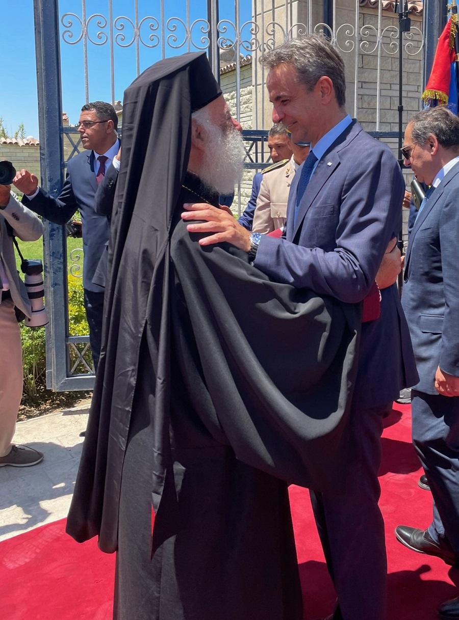 ΣΥΝΑΝΤΗΣΗ ΤΟΥ ΜΑΚΑΡ. ΠΑΤΡΙΑΡΧΗ ΑΛΕΞΑΝΔΡΕΙΑΣ ΜΕ ΤΟΝ ΕΞΟΧ. ΠΡΩΘΥΠΟΥΡΓΟ ...