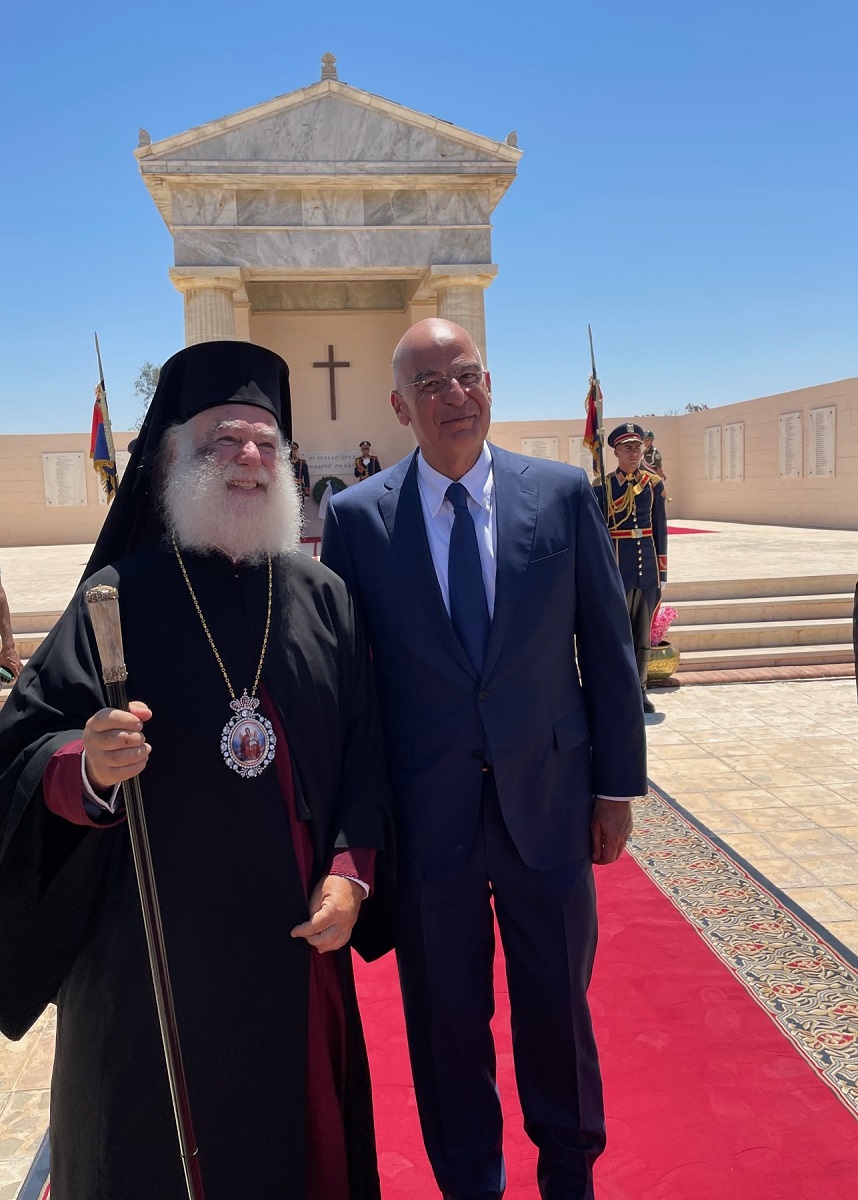 ΣΥΝΑΝΤΗΣΗ ΤΟΥ ΜΑΚΑΡ. ΠΑΤΡΙΑΡΧΗ ΑΛΕΞΑΝΔΡΕΙΑΣ ΜΕ ΤΟΝ ΕΞΟΧ. ΠΡΩΘΥΠΟΥΡΓΟ ...