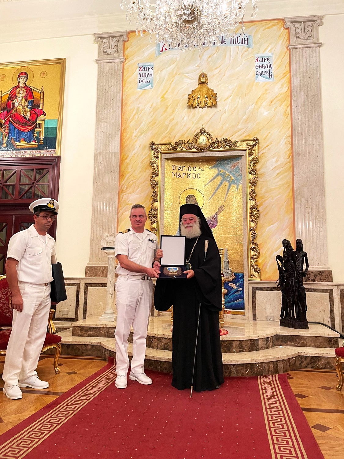 ΕΠΙΣΚΕΨΗ ΠΛΗΡΩΜΑΤΩΝ ΤΟΥ Π.Ν. ΣΤΟΝ ΜΑΚΑΡΙΩΤΑΤΟ ΠΑΤΡΙΑΡΧΗ ΑΛΕΞΑΝΔΡΕΙΑΣ ...