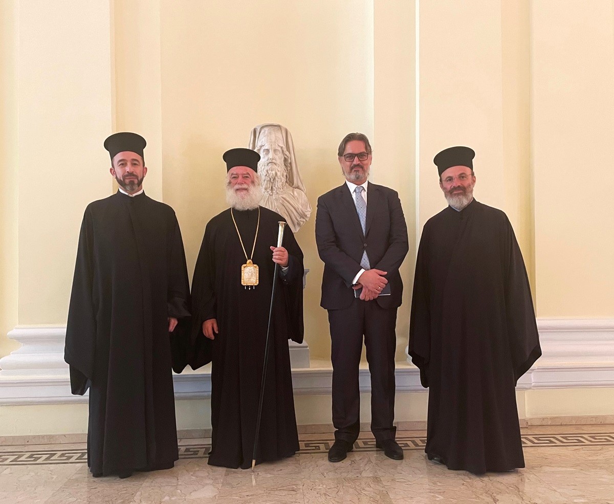 VISIT OF THE NEW CONSUL GENERAL OF GREECE IN ALEXANDRIA TO THE ...