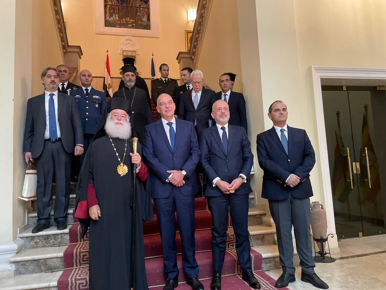 ΕΠΙΣΚΕΨΗ ΤΟΥ ΥΠΟΥΡΓΟΥ ΕΘΝΙΚΗΣ ΑΜΥΝΗΣ ΤΗΣ ΕΛΛΑΔΟΣ ΣΤΟΝ ΜΑΚ. ΠΑΤΡΙΑΡΧΗ ...