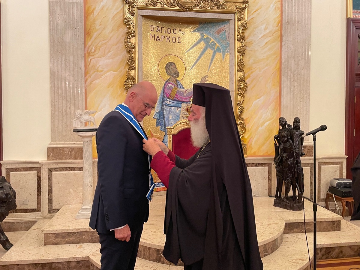 ΕΠΙΣΚΕΨΗ ΤΟΥ ΥΠΟΥΡΓΟΥ ΕΘΝΙΚΗΣ ΑΜΥΝΗΣ ΤΗΣ ΕΛΛΑΔΟΣ ΣΤΟΝ ΜΑΚ. ΠΑΤΡΙΑΡΧΗ ...