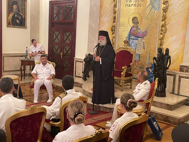 ΕΠΙΣΚΕΨΗ ΤΩΝ ΔΟΚΙΜΩΝ ΥΠΑΞΙΩΜΑΤΙΚΩΝ Σ.Μ.Υ.Ν. ΣΤΟΝ ΜΑΚΑΡΙΩΤΑΤΟ ΠΑΤΡΙΑΡΧΗ ...