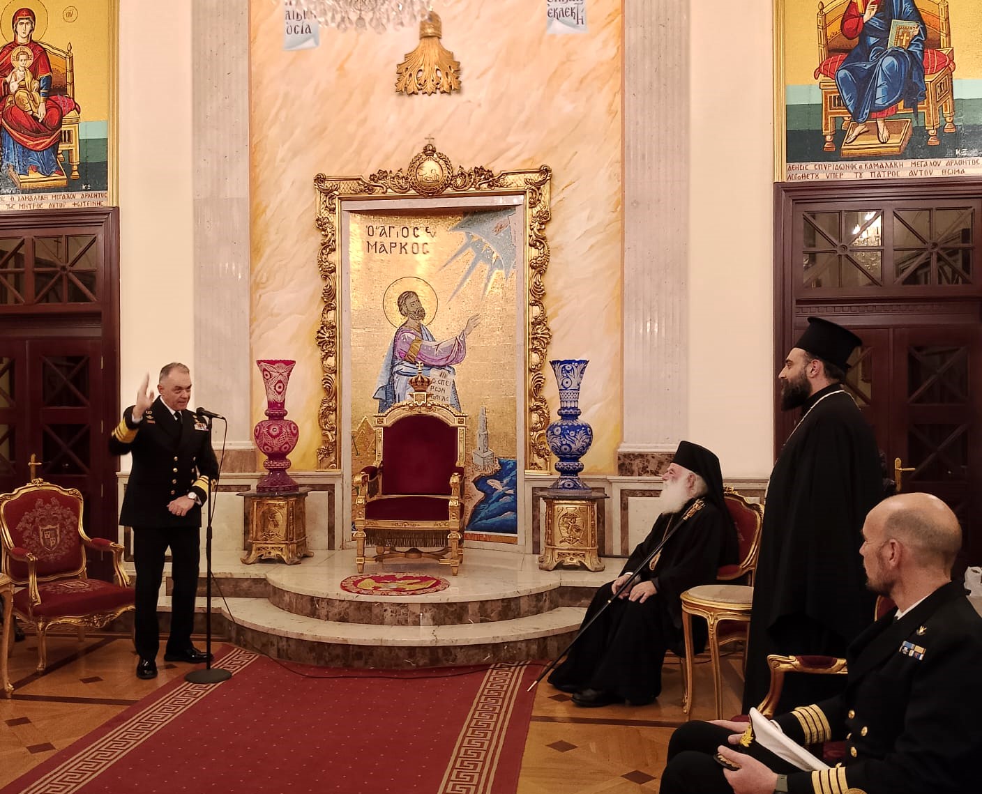 ΕΠΙΣΚΕΨΗ ΤΟΥ Α/ΓΕΝ ΤΗΣ ΕΛΛΑΔΟΣ ΣΤΗΝ ΑΘΜ ΤΟΝ ΠΑΠΑ ΚΑΙ ΠΑΤΡΙΑΡΧΗ ...