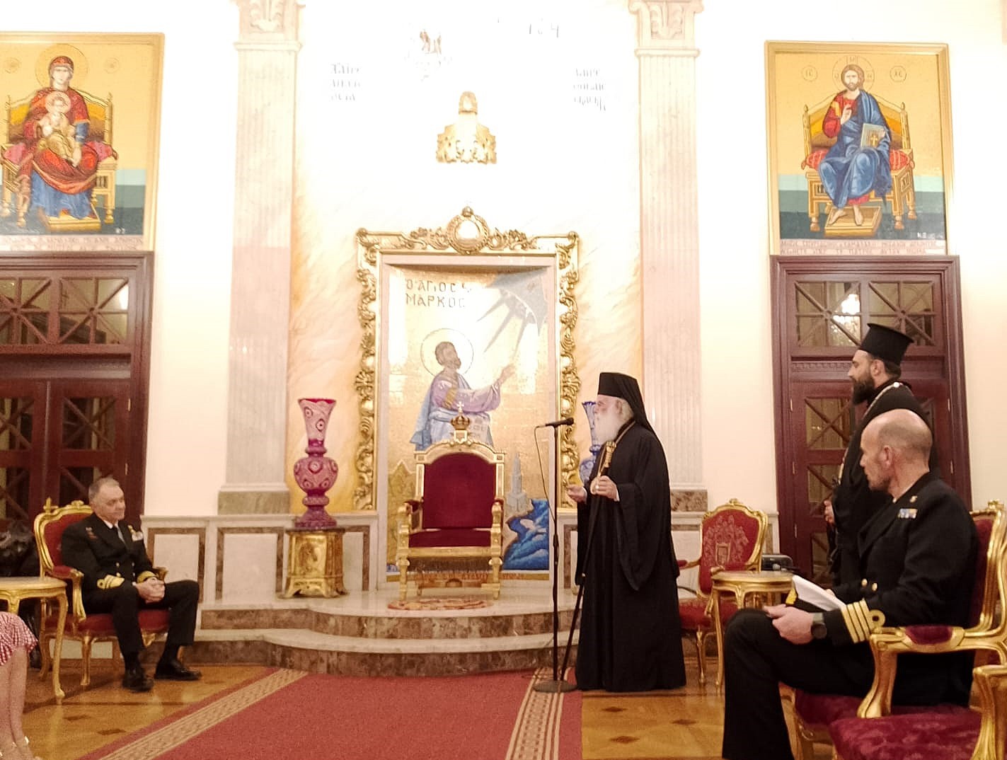 ΕΠΙΣΚΕΨΗ ΤΟΥ Α/ΓΕΝ ΤΗΣ ΕΛΛΑΔΟΣ ΣΤΗΝ ΑΘΜ ΤΟΝ ΠΑΠΑ ΚΑΙ ΠΑΤΡΙΑΡΧΗ ...