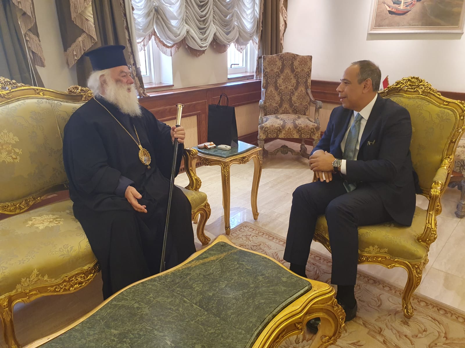 ΣΥΝΑΝΤΗΣΗ ΤΗΣ ΑΘΜ ΤΟΥ ΠΑΠΑ ΚΑΙ ΠΑΤΡΙΑΡΧΟΥ ΑΛΕΞΑΝΔΡΕΙΑΣ ΜΕ ΤΟΝ ...